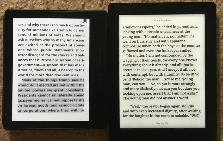 Kindles finally get all-text bold. May Amazon catch up with Kobo ...