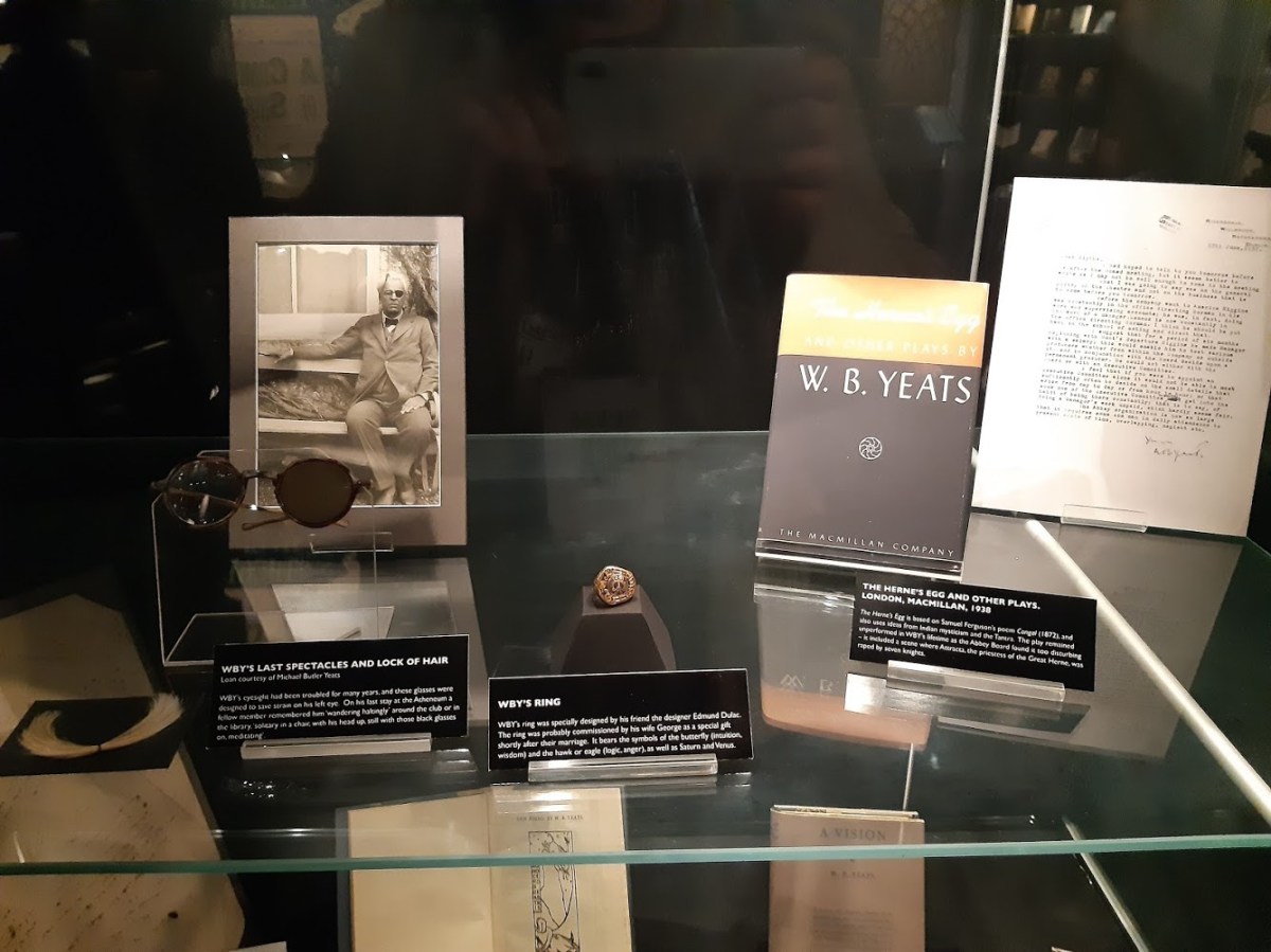 The William Butler Yeats exhibition at the National Library of Ireland